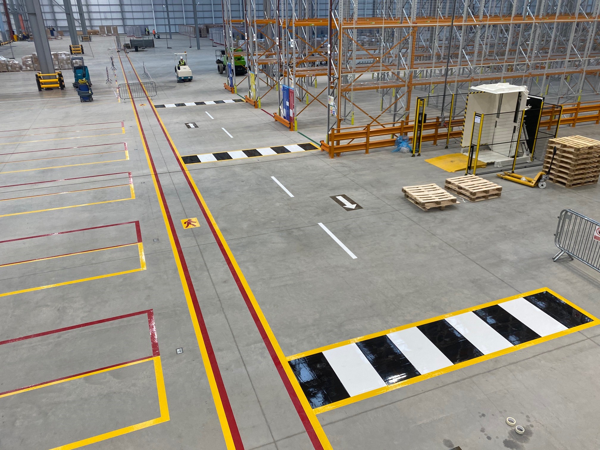 Warehouse Internal Line Marking Services